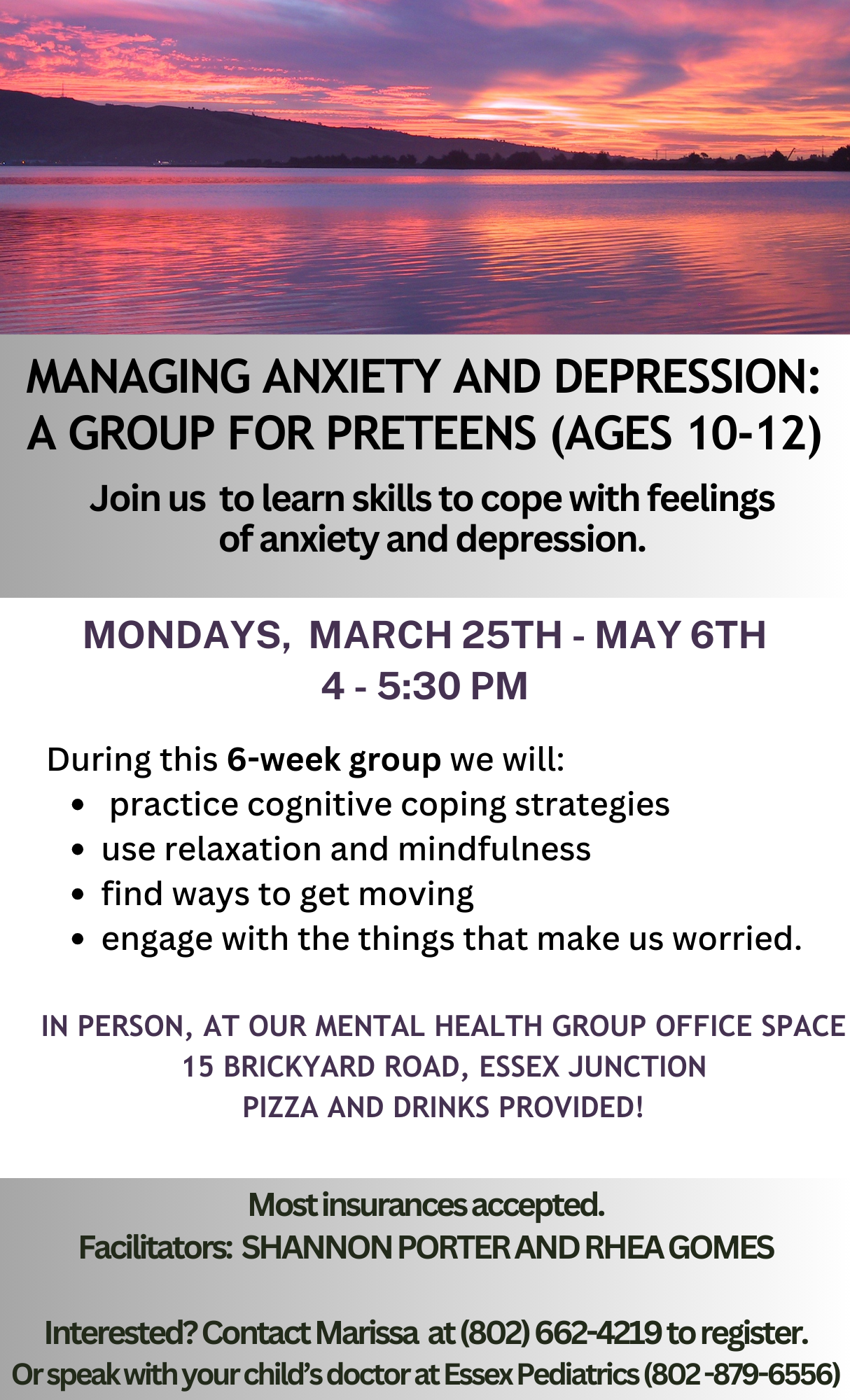 Therapy Groups | Essex Pediatrics